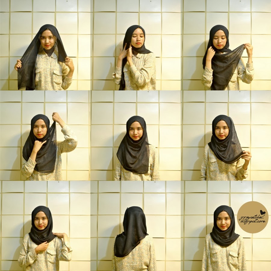 Hijab Style Tutorial 8 Graysatchel
