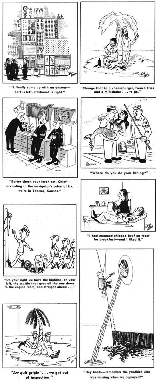 Take a Trip on a Survey Ship: USNS Michelson: Navy Cartoons (2)