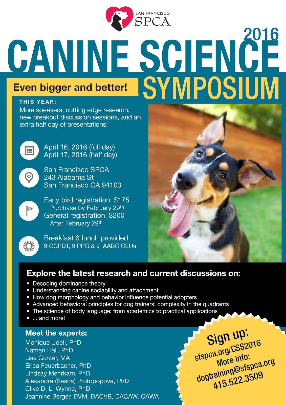 Do you believe in dog?: Dog Researchers Head to the City by the Bay ...