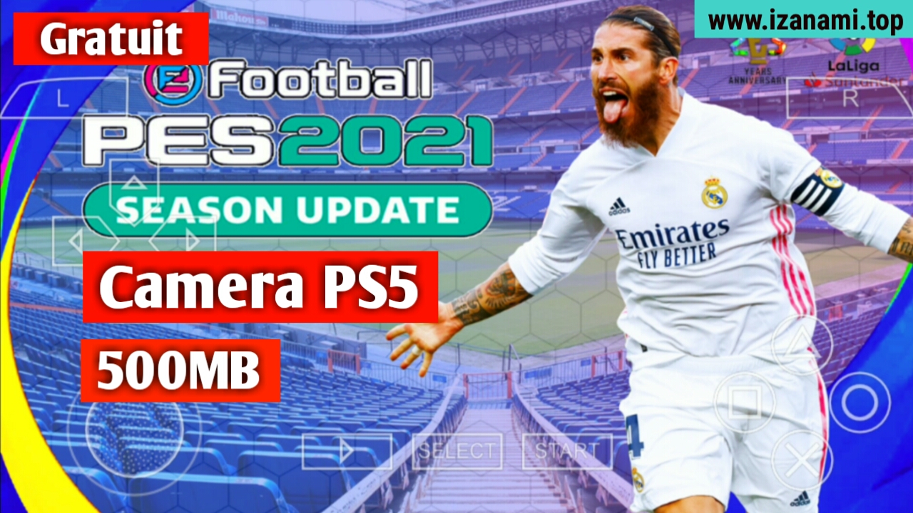 [500 Mo] PES 2021 PPSSPP Camera PS5 hors ligne sur Android gratuit ...