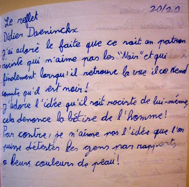 le reflet didier daeninckx lecture analytique