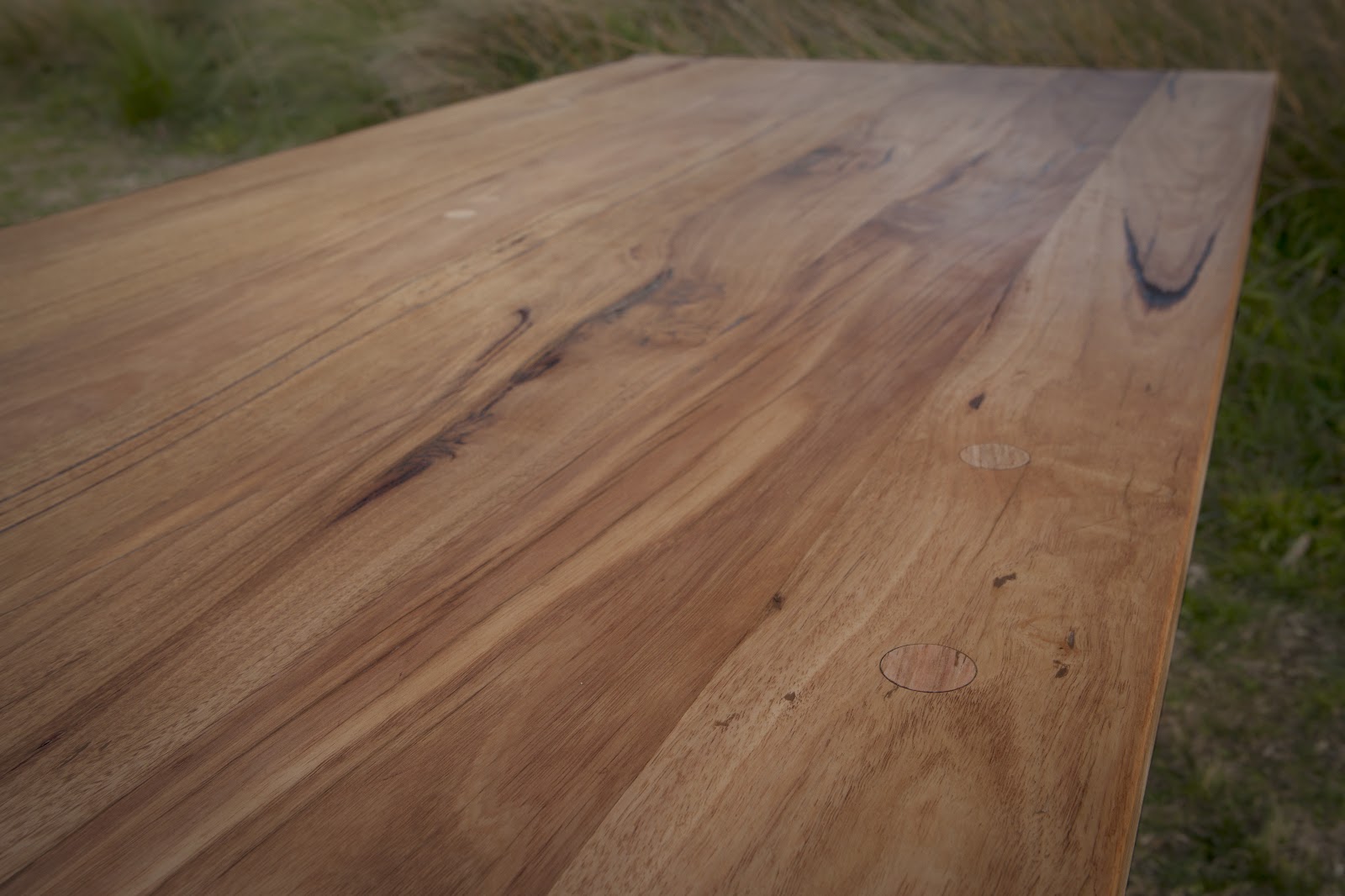 Bombora Custom Designs: 40mm thick messmate dining table