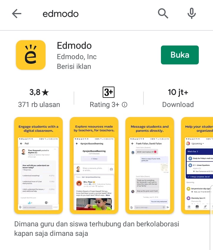 TUTORIAL MASUK MASUK KELAS EDMODO VIA APLIKASI SMARTPHONE