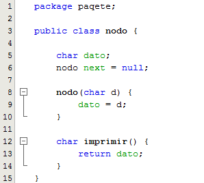 Codigos Rapidos: Listas simples en JAVA