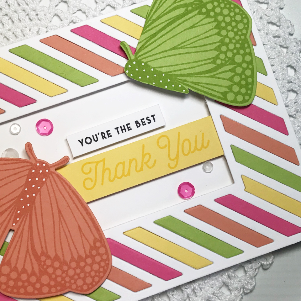 Just Dandy Studio: Day 4 - Bold Borders - Diagonal + Sentiment Staples ...