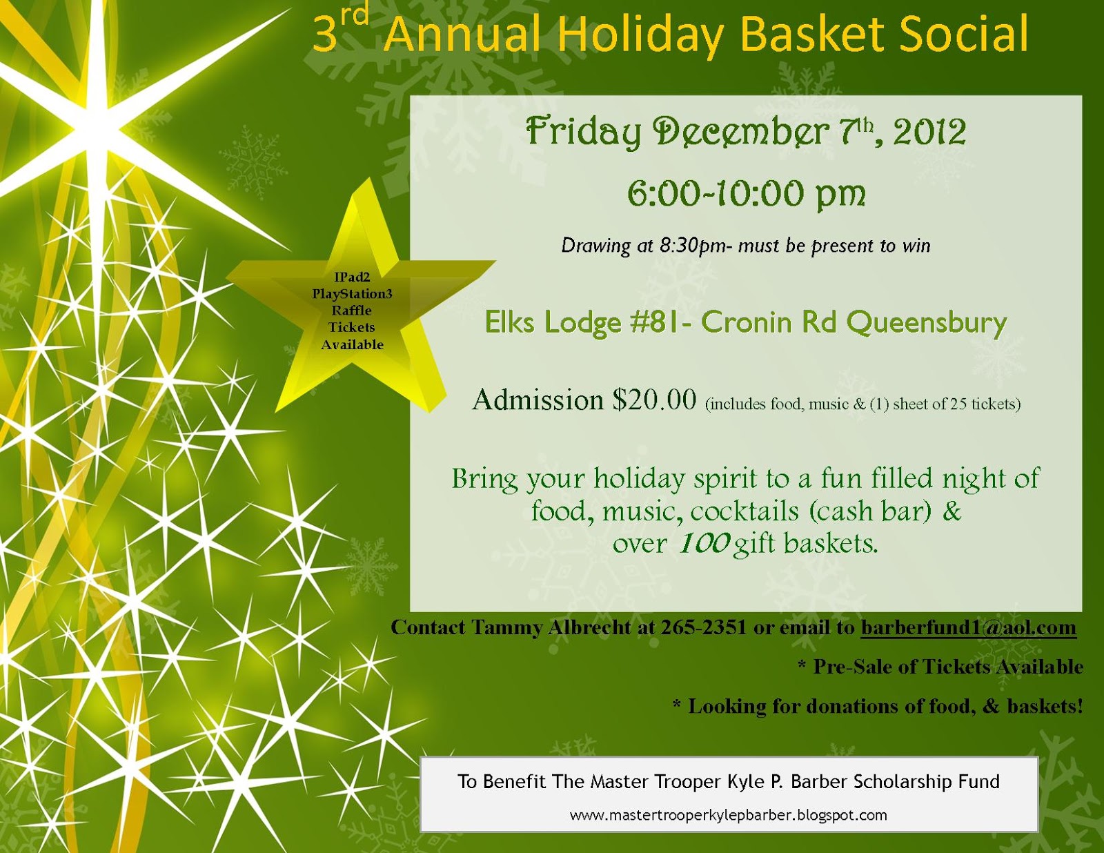 Master Trooper Kyle P. Barber Scholarship Fund