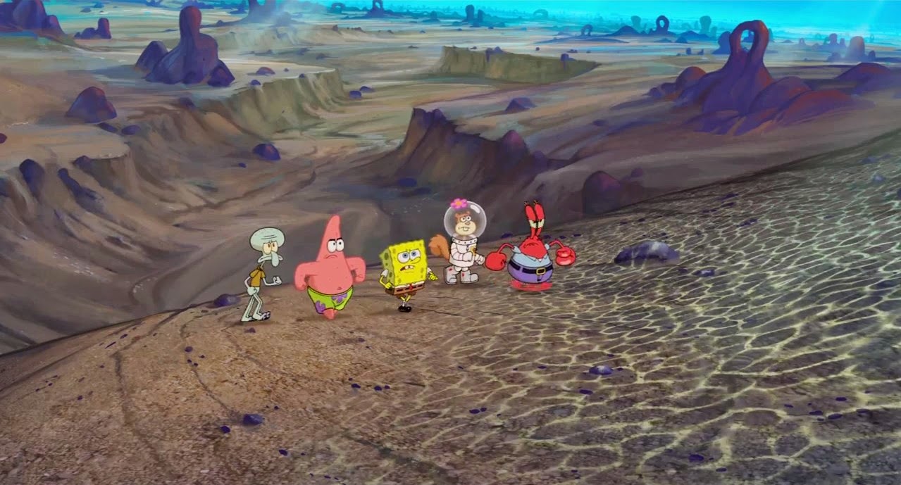 The Voracious Filmgoer: All Wet: SPONGEBOB MOVIE: SPONGE OUT OF WATER