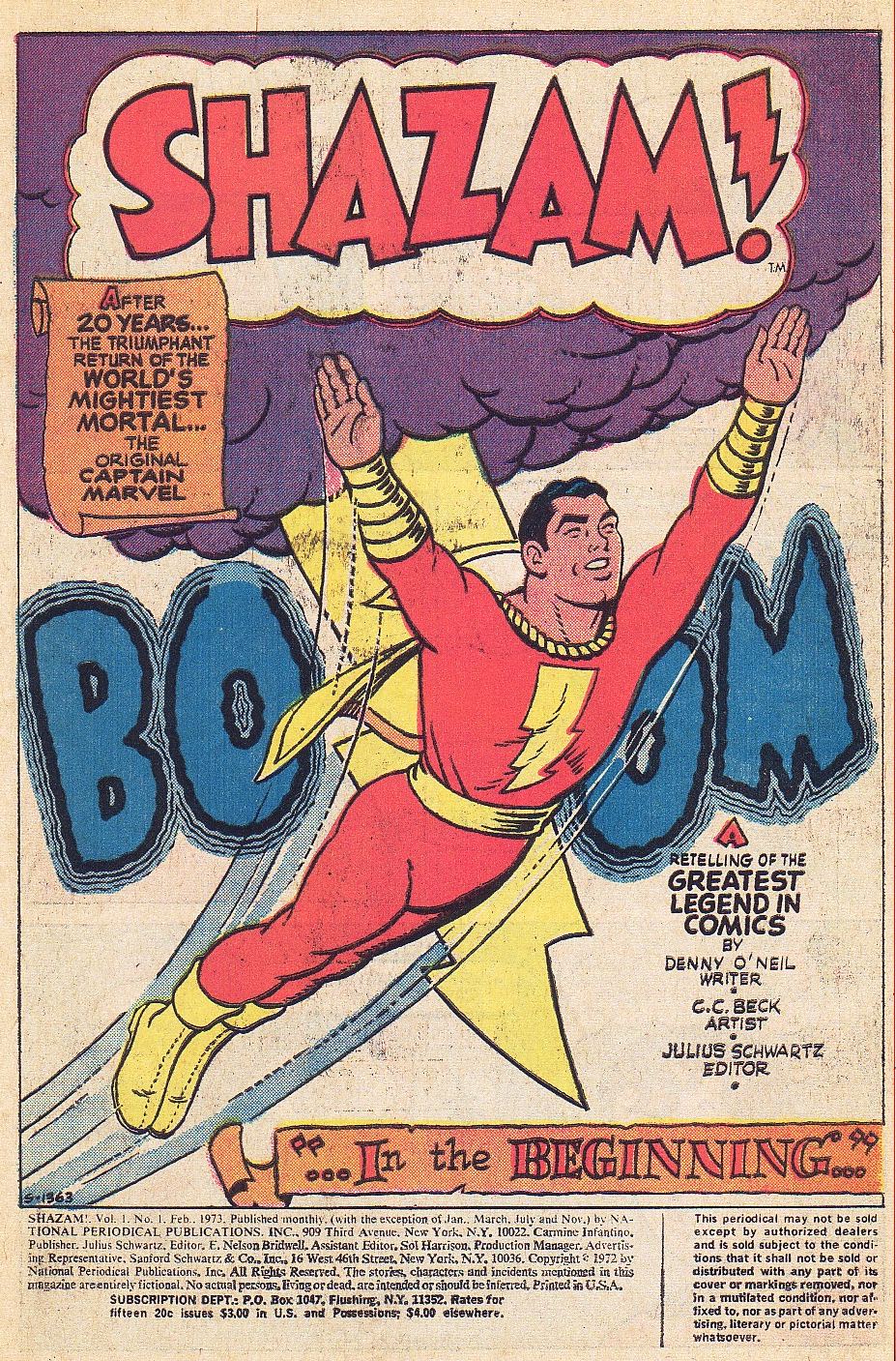 Shazam 001 1973 | Read Shazam 001 1973 comic online in high quality ...