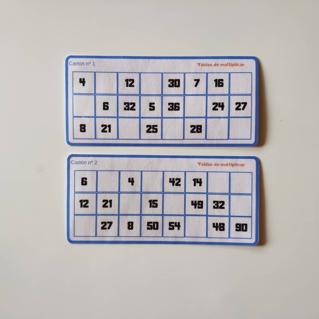 Aula Abierta: 🌟BINGO TABLAS DE MULTIPLICAR🌟