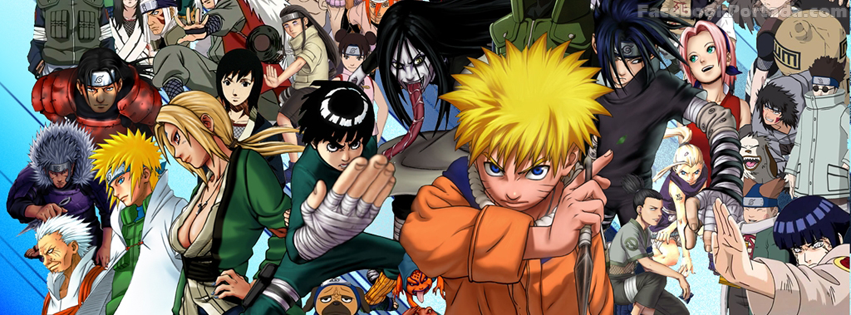 Animé imágenes by Akatsuki Karasu: 8 portadas para facebook de Naruto