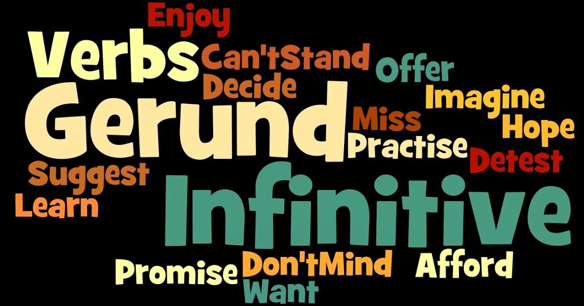 VERB PATTERNS - GERUNDS AND INFINITIVES