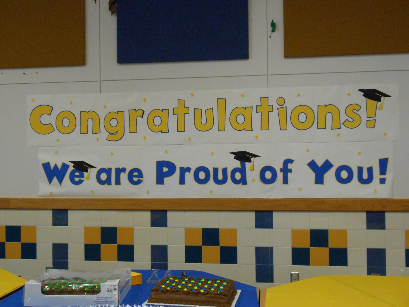 The Craftin' B: 5th Grade Graduation Banner