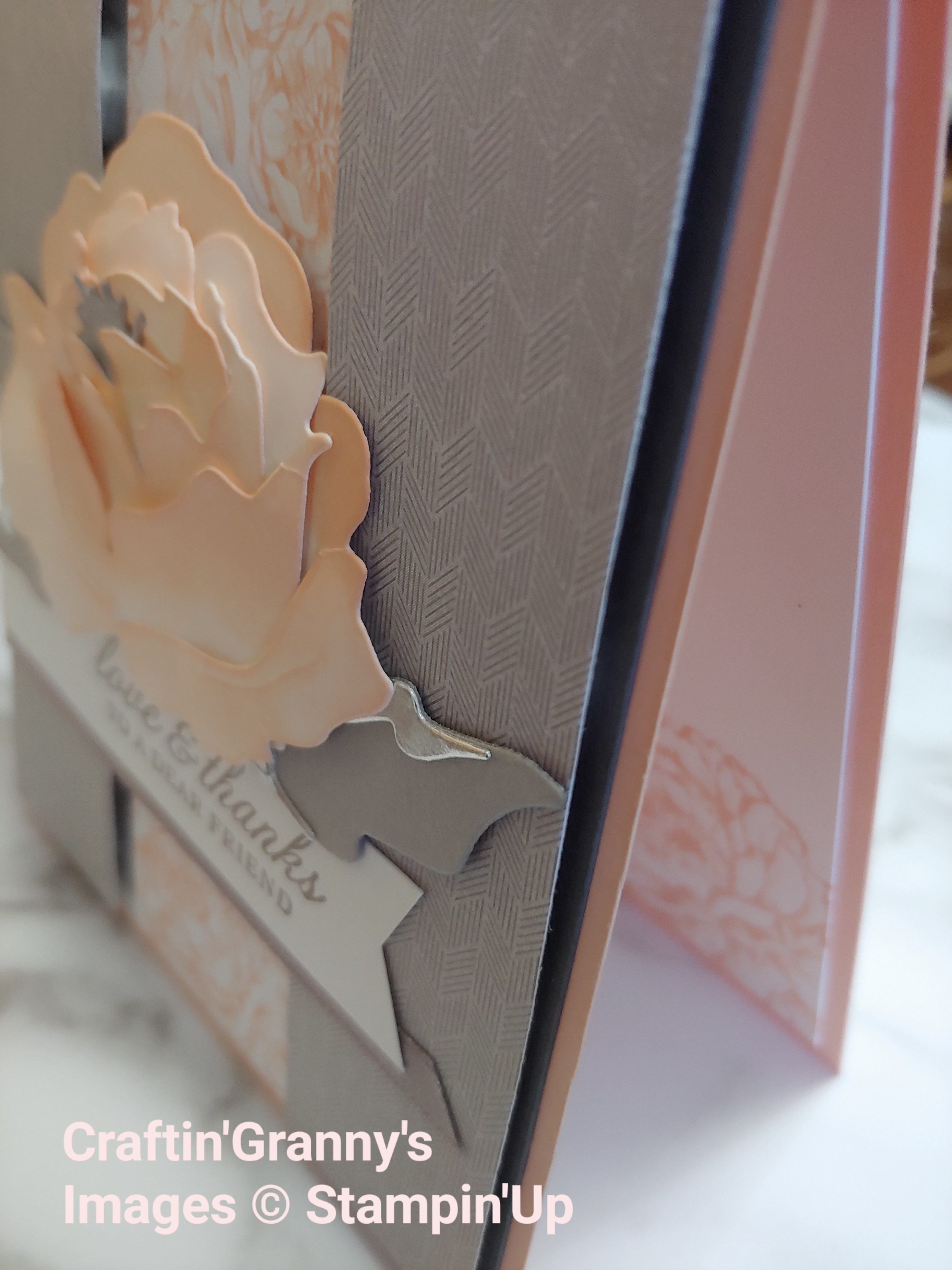 Craftin' Granny's Creative Cafe: Stunning Peony Card