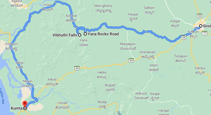 Yana Rocks revisited from other side - eNidhi India Travel Blog