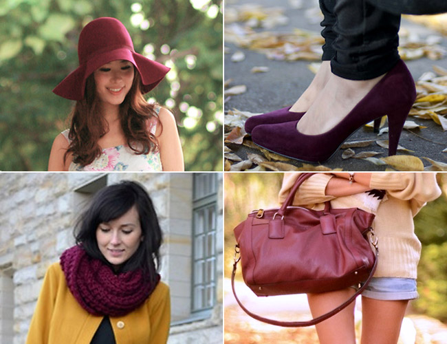 Como usar a cor bordeaux/ burgundy - GlamEffect Moda e Maquilhagem