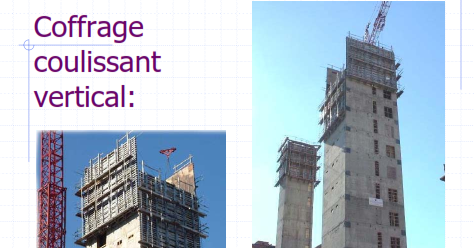 Les Types de Coffrage ~ génie civil