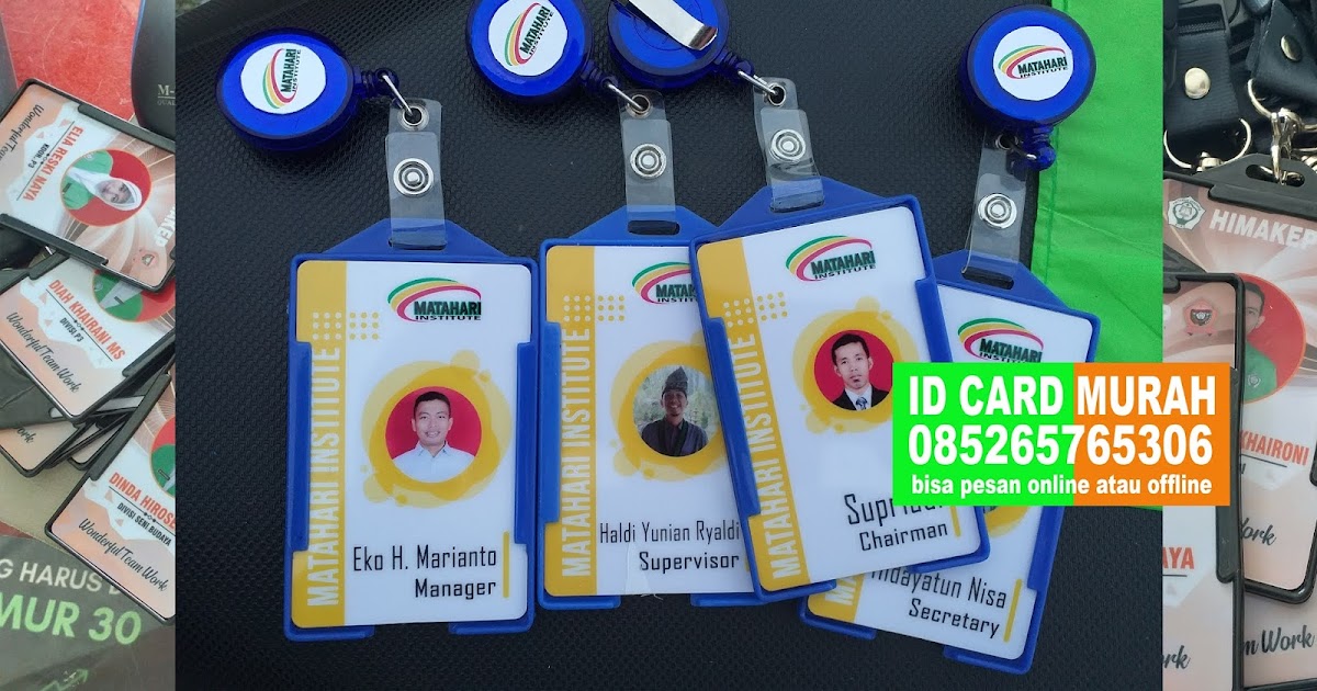 CETAK TANDA PENGENAL PKU - Percetakan ID Card