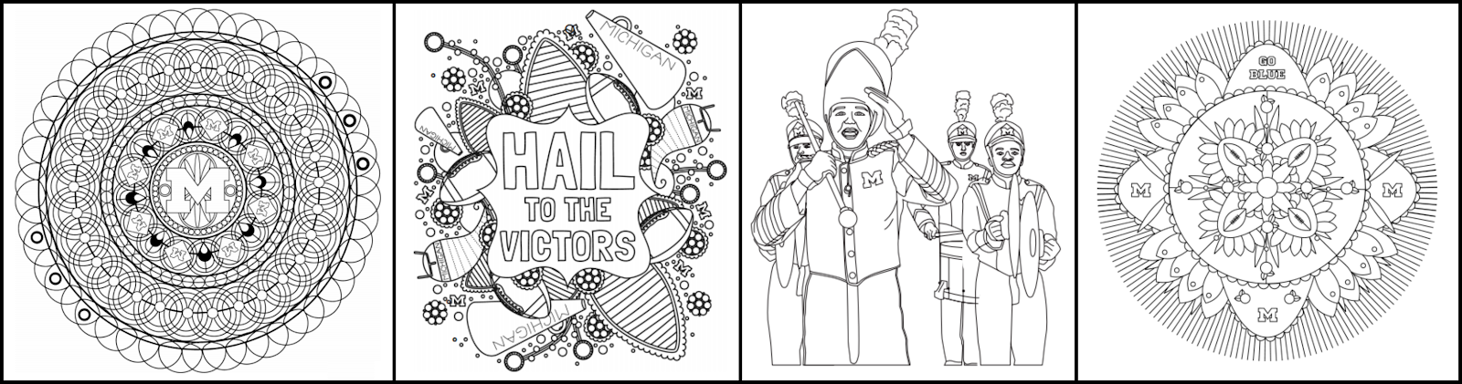 University Of Michigan Coloring Pages