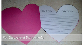 For the Love of First Grade: A Month of Love, Activities and Freebies!