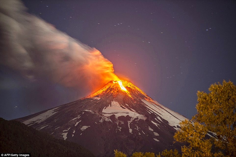 Natural Hazards and Disasters: Villarrica eruption