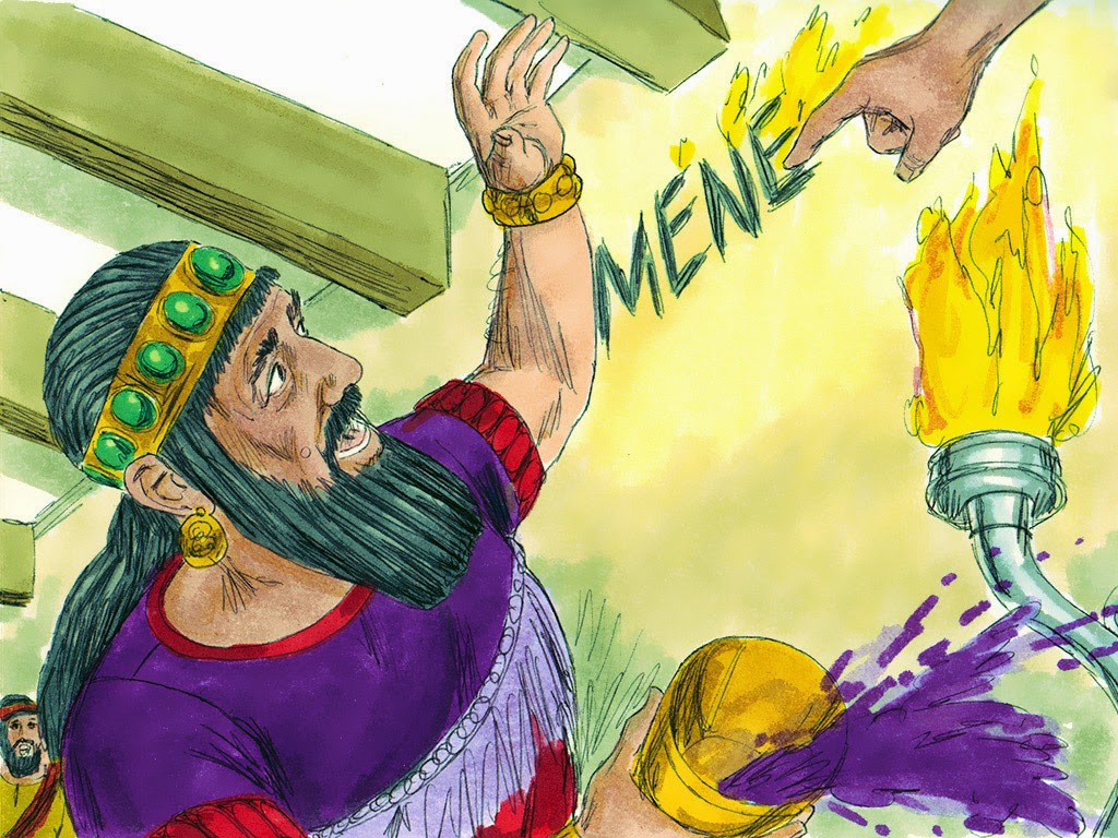 Escola Dominical Infantil: Visuais: No banquete do rei Belsazar aparece ...