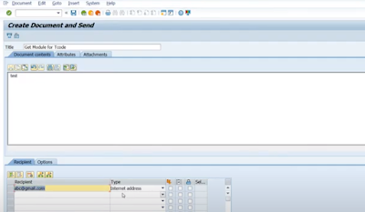 SAP ABAP Central: How to Send Email from SAP ABAP Query Report
