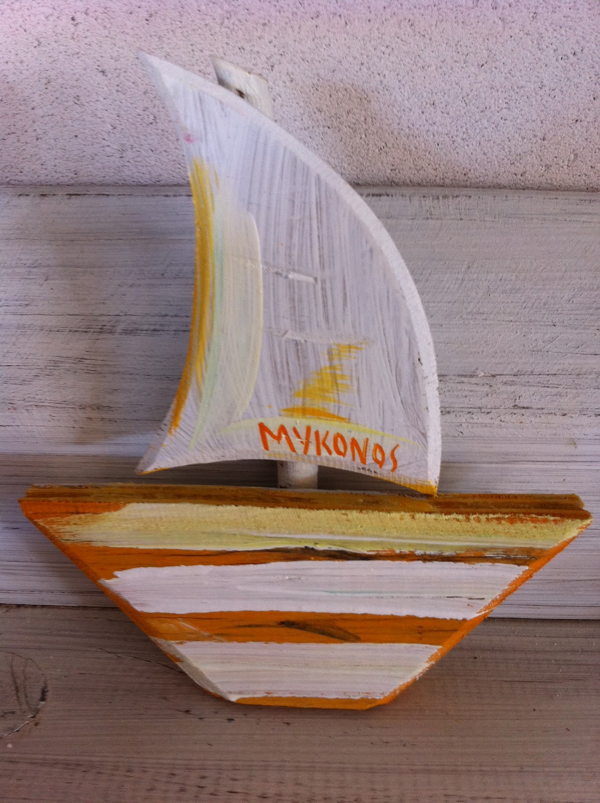 seaside mykonos furniture: Διαφορα καραβακια σκαλιστα ψαρια, βαρκουλες ...