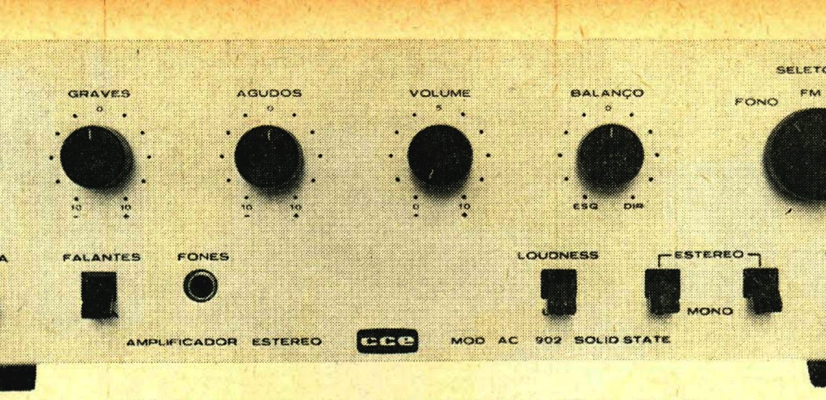 Vintage 70 80: CCE - Amplificadores