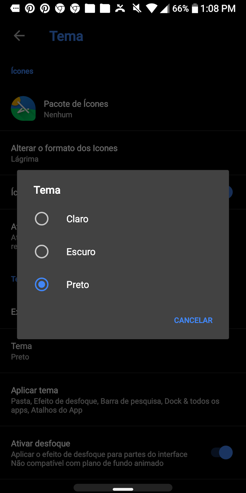 Como ativar o tema Escuro ( Tema Black ) em qualquer android