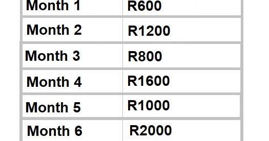 MONTHLY SAVINGS CHALLENGE Safe Investing South Africa MONTHLY SAVINGS CHALLENGE Safe Investing South Africa
