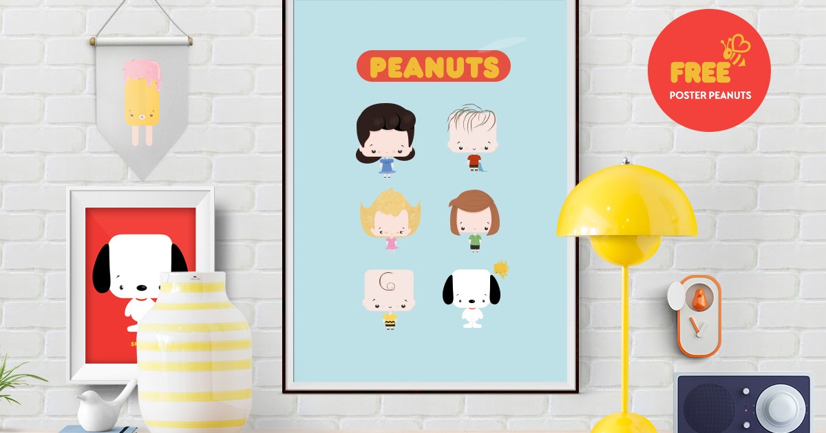 FREEBIE: POSTER SNOOPY / PEANUTS | Blog do Math