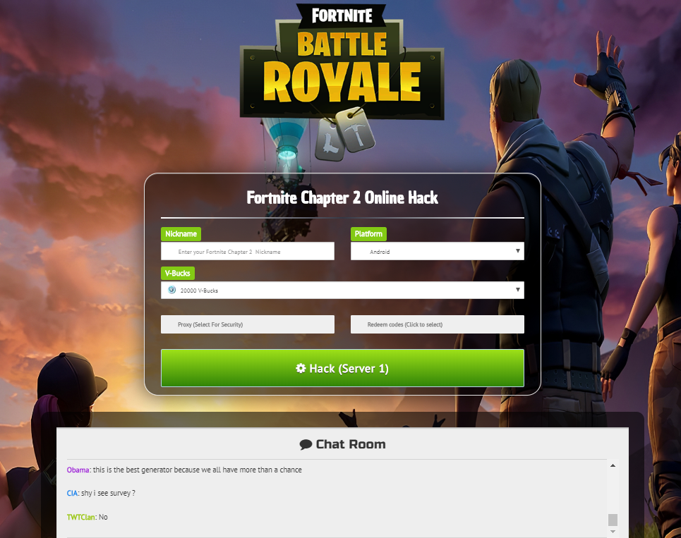 Free Fortnite Chapter 2 Online Hack