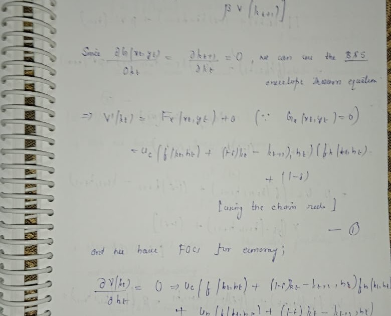 Macro B : Example : RCE with variable labor ( choice variable : Ct)