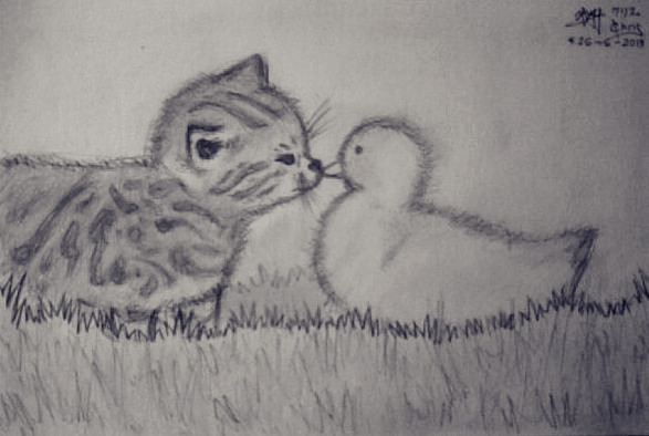 The Twin Sisters' Journal: Real Life Drawing