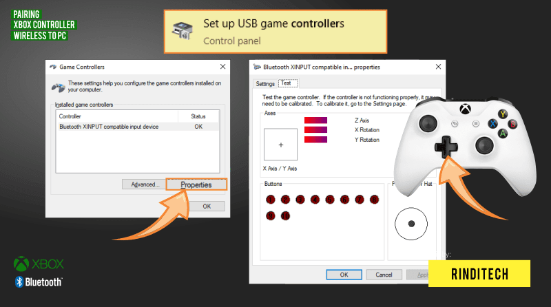 Cara Pairing XBOX Controller ke PC Wireless via Bluetooth | Rindi Tech