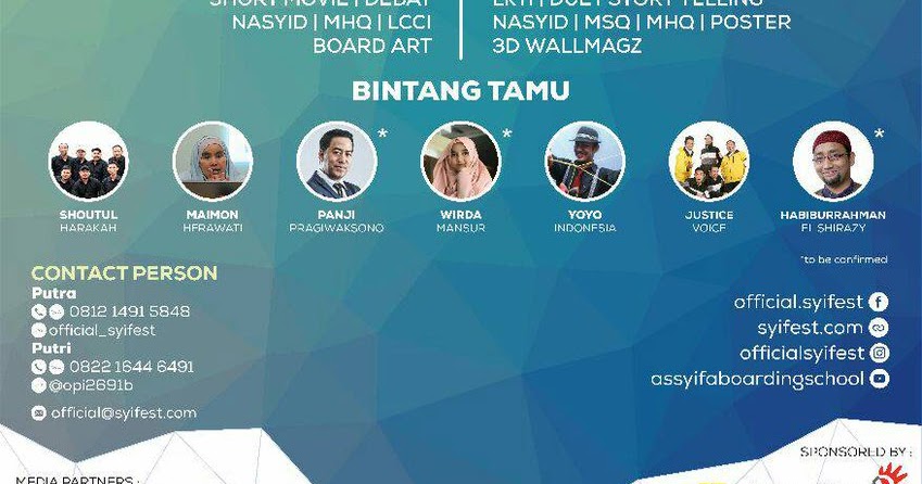 ASSYIFA FESTIVAL 2018 (2-11 February 2018) - INFO EVENT GIGS - Media ...