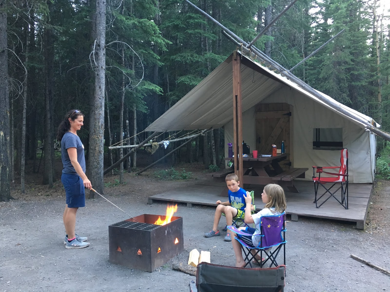 Family Adventures in the Canadian Rockies: Moms' Comfort Camping ...