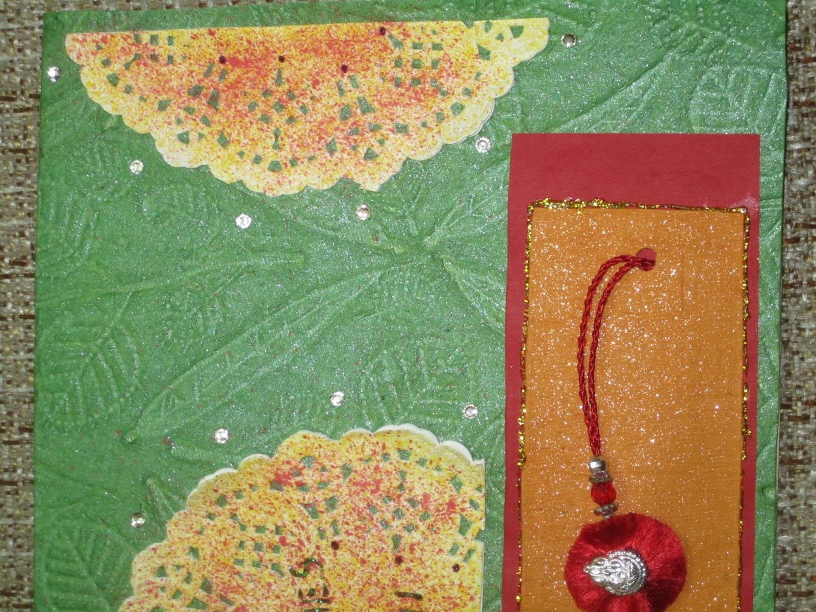 "the world": Handmade Rakhi Cards