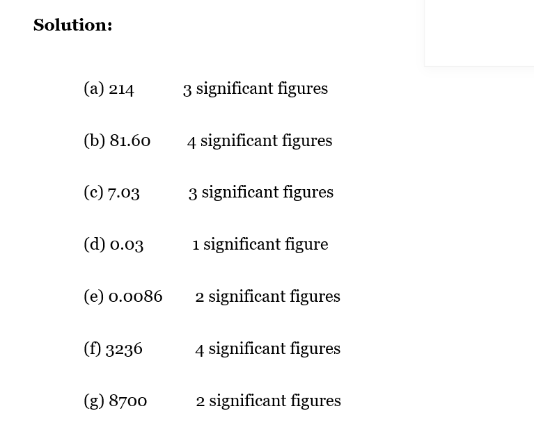 How many significant figures do each of the following numbers have: (a ...