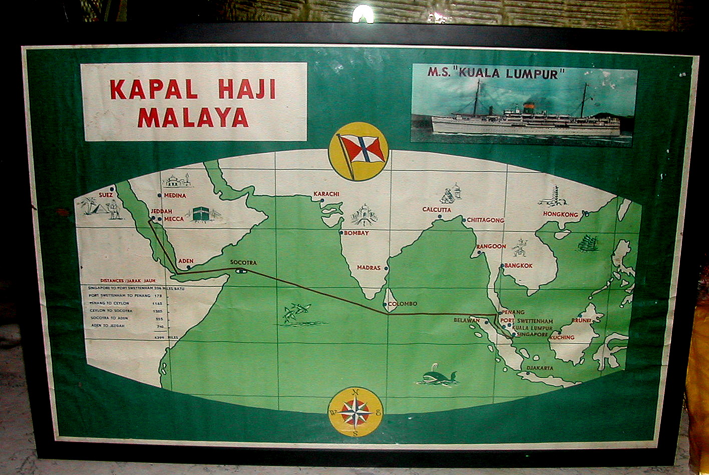 EIS'ANTIQUE: MAP KAPAL HAJI MALAYA