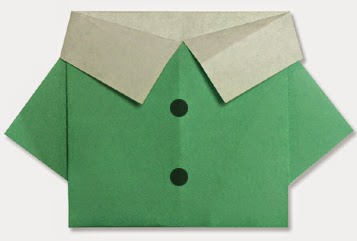 Shirt - Easy Origami instructions For Kids
