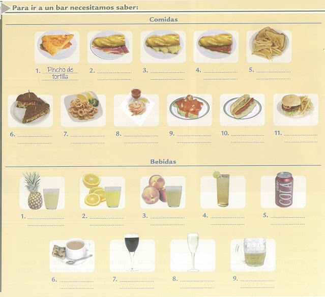 PROFE DE ESPAÑOL EN SANTANDER: INTRODUCCIÓN VOCABULARIO COMIDA Y ...