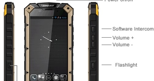 outdoor phone zone______________________: CONQUEST S6 PRO 4G LTE RAM 3GB ROM 32GB IP68 WIFI GPS NFC