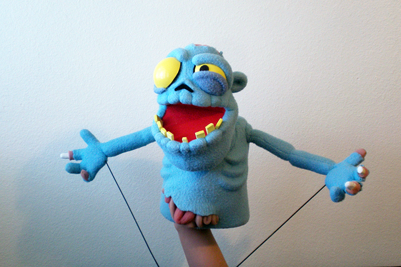 The Golden Glue Gun: Zombie Puppet Completion