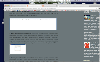 Kickin' It With Class: Blog Button Tutorial