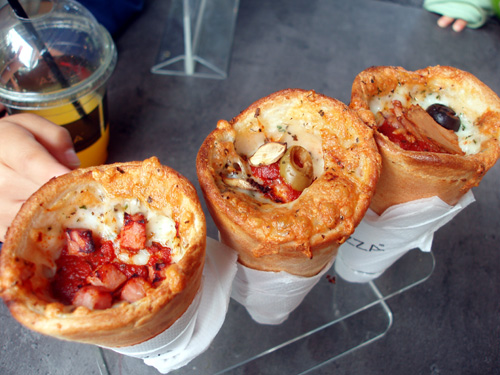 PIZZA EN CONO, NEGOCIO DELICIOSO