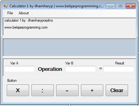 Create Calculator With Visual Studio 2012 | VB.Net Calculator