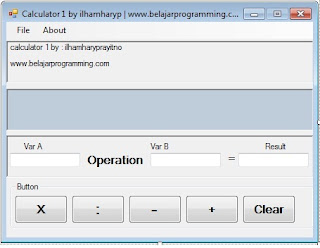 Create Calculator With Visual Studio 2012 | VB.Net Calculator