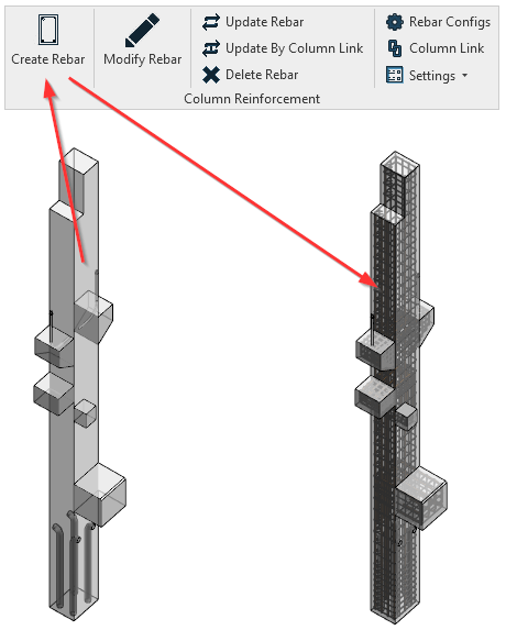 Revit Add-Ons: Column Reinforcement