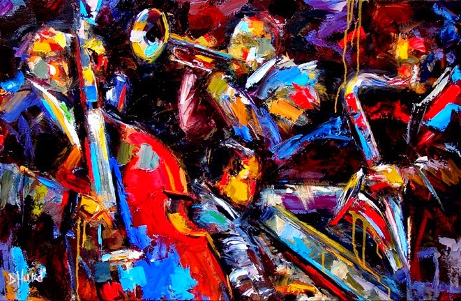 Contemporary Artists of Texas: Abstract Jazz Music Painting Art "Jazz ...